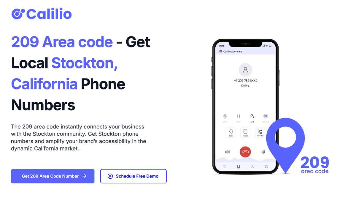 209 Area Code - Get a Stockton, CA Local Phone Number