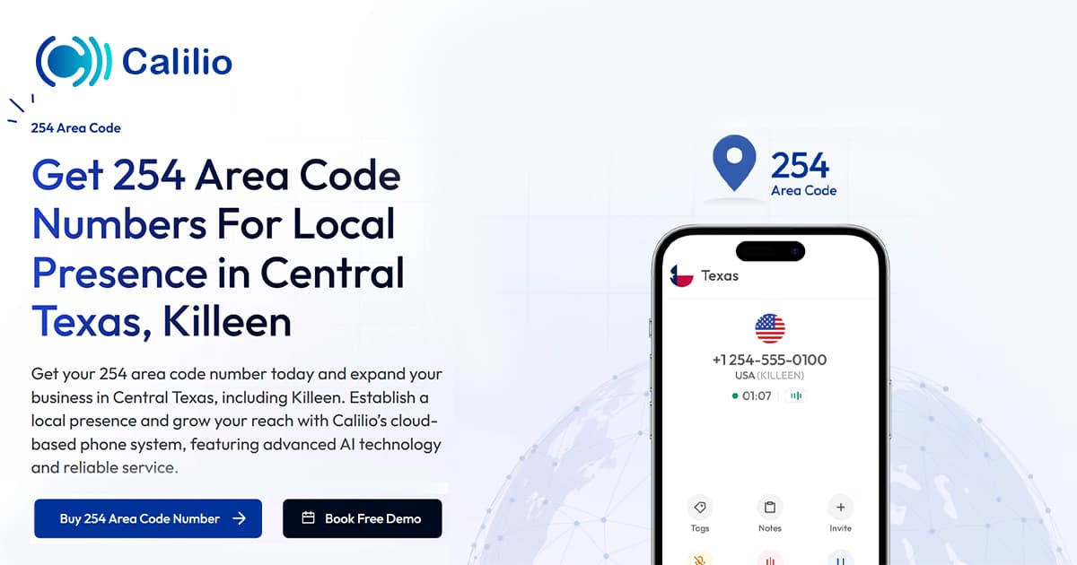 254 Area Code - Get a Local Killeen, Texas Phone Number