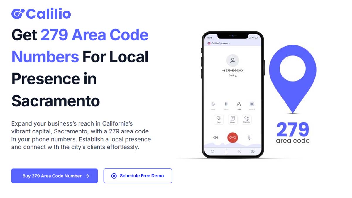 Connect with Sacramento - 279 Area Code Numbers | Calilio