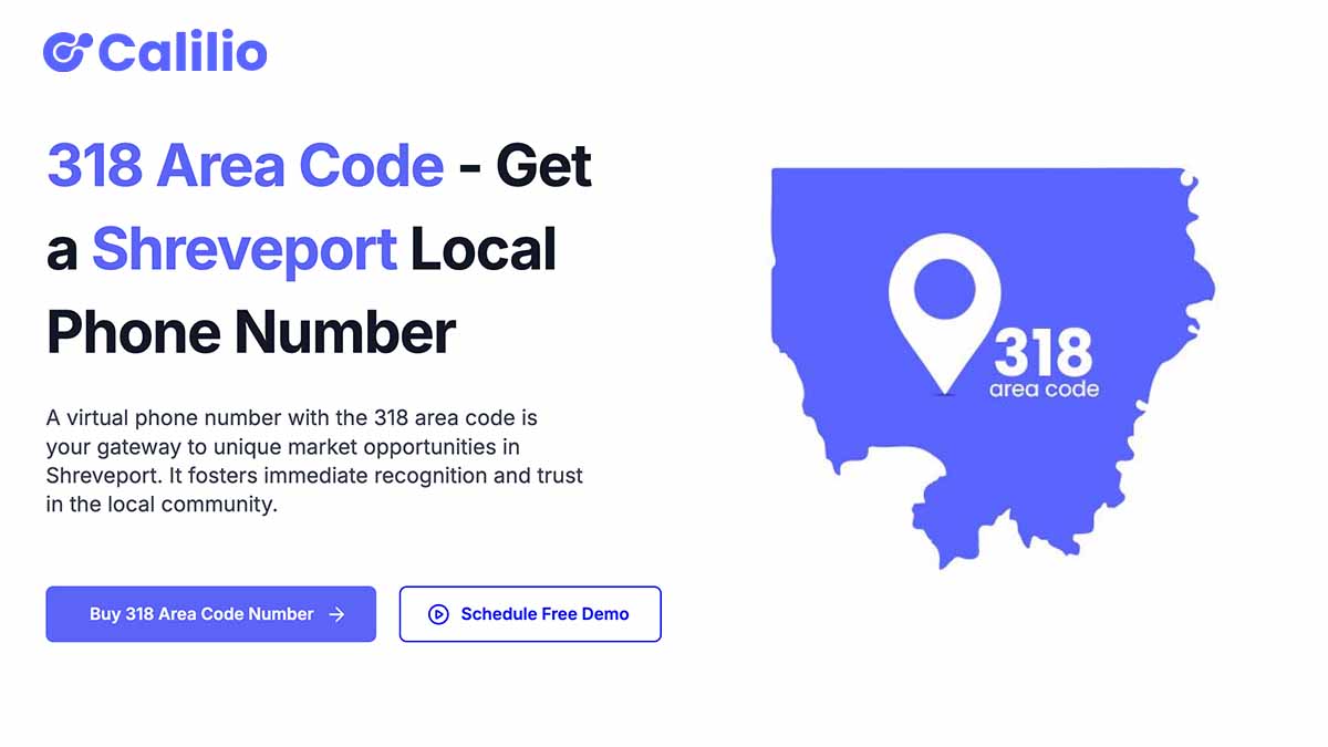 318 Area Code - Get Local Shreveport, LA Phone Numbers