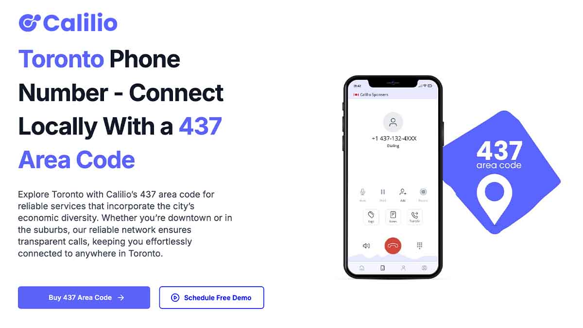 437 Area Code: Get a Local Toronto Phone Number