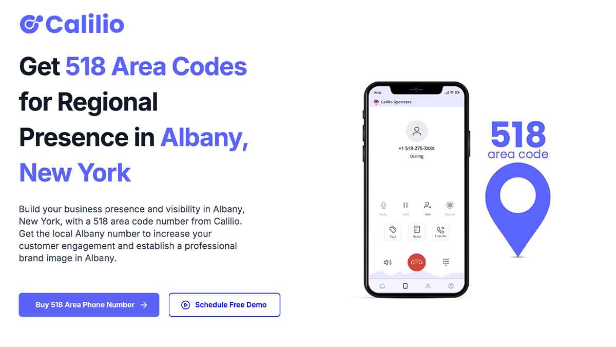 518 Area Code - Get a Local Albany, NY Phone Number