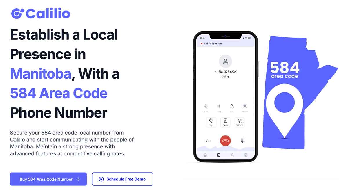 Get A 584 Area Code Number - Serve Local Businesses in Manitoba
