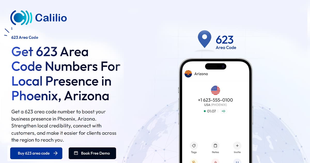623 area code - Get a Phoenix, AZ, Local Phone Number
