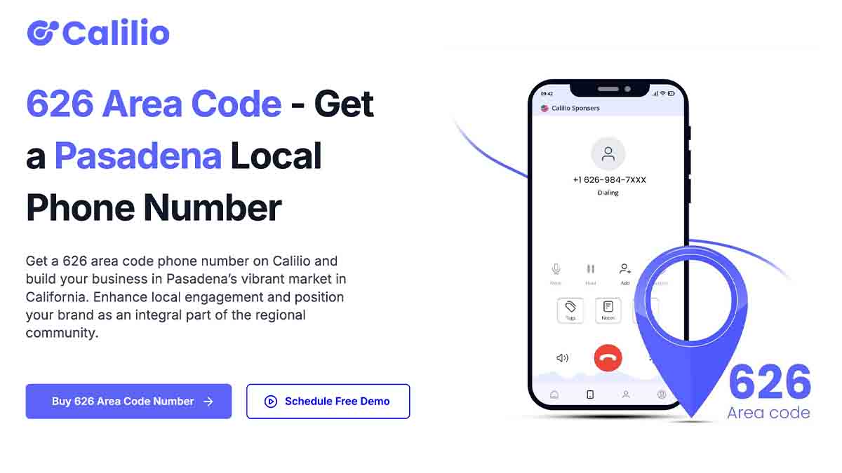 626 Area Code in California - Location, Time Zone & Numbers