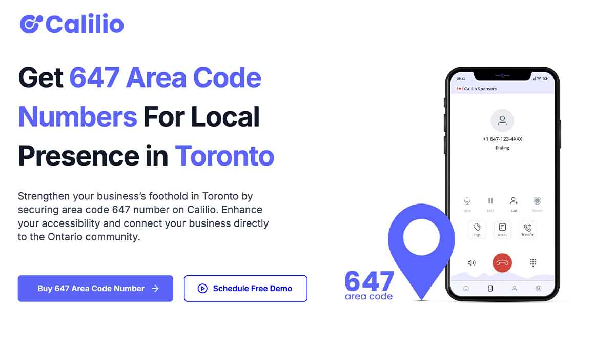 647 Area Code - Get Local Toronto, Ontario, Phone Numbers