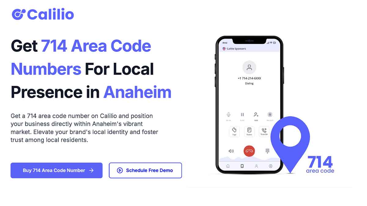 714 Area Code - Get Local Anaheim, CA Phone Numbers