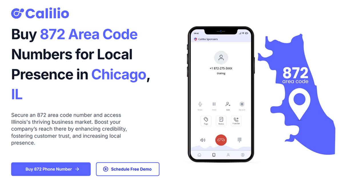872 Area Code: Create a Local Presence in Chicago, IL