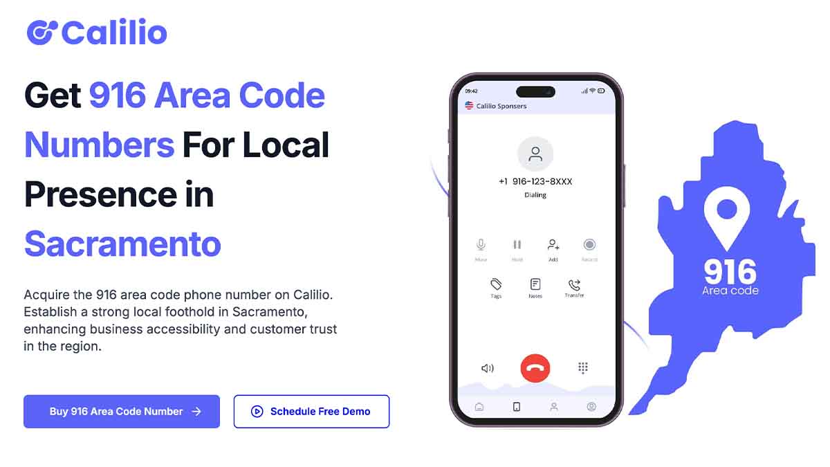 916 Area Code - Connect Locally in Sacramento with Calilio