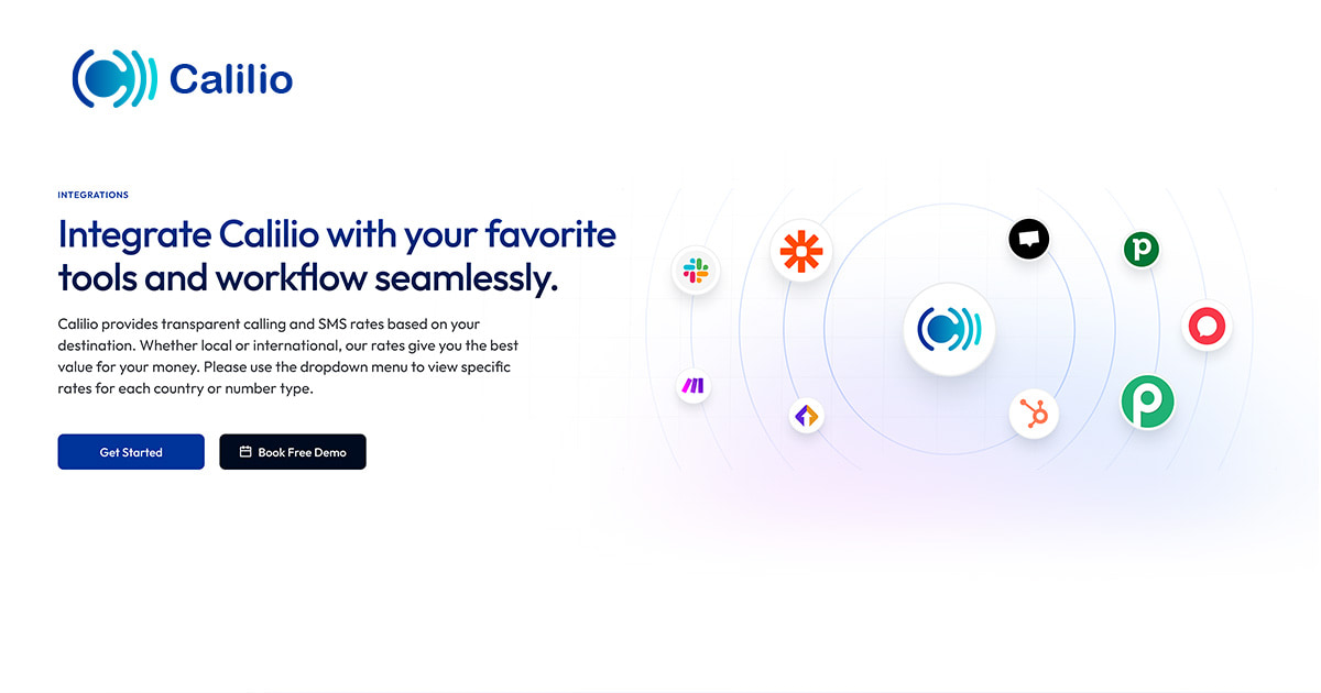 Calilio Integrations | Connect CRMs, Helpdesk & Business Tools