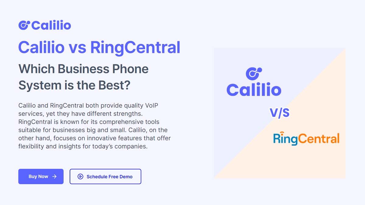 Calilio vs RingCentral: Comprehensive Business VoIP Comparison