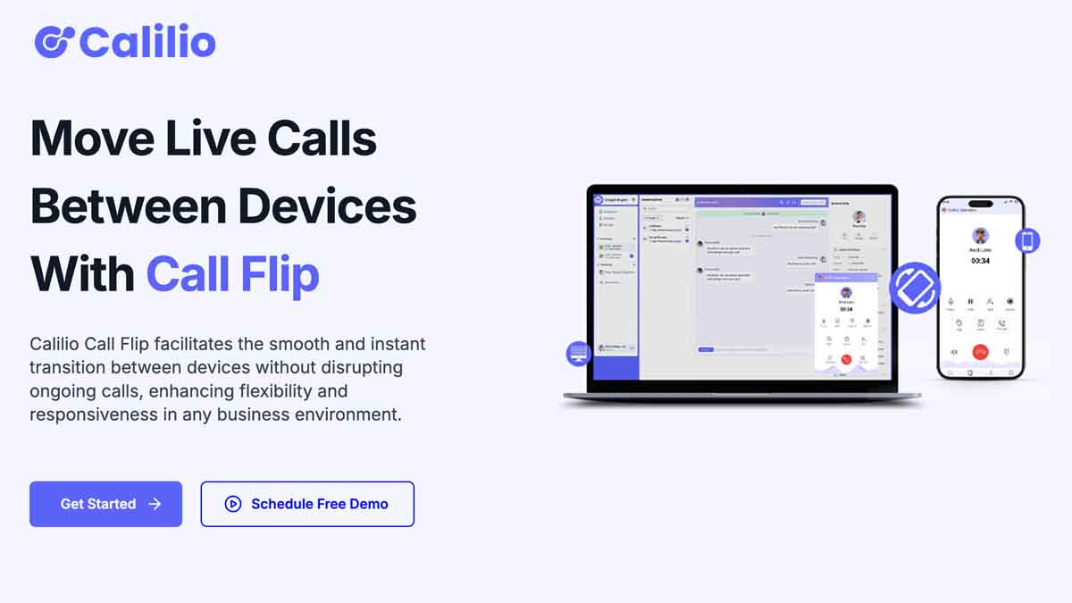 Call Flip: Effortlessly Transfer Calls Between Devices | Calilio