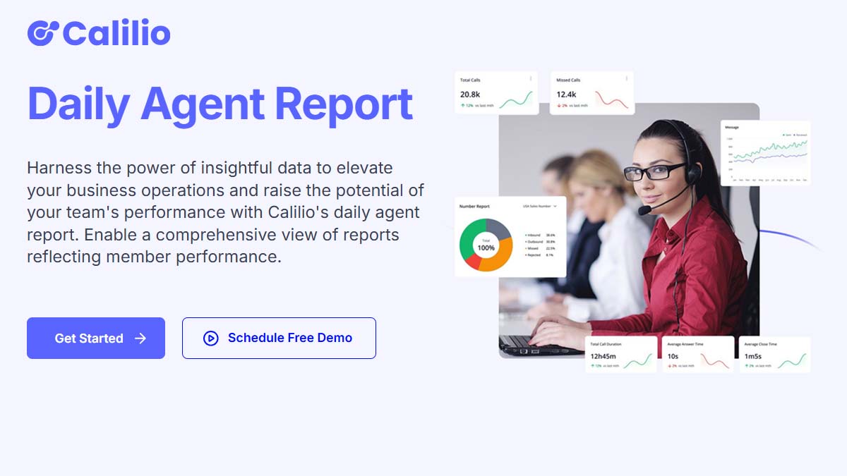 Monitor Agent Performance & Productivity with Daily Reports