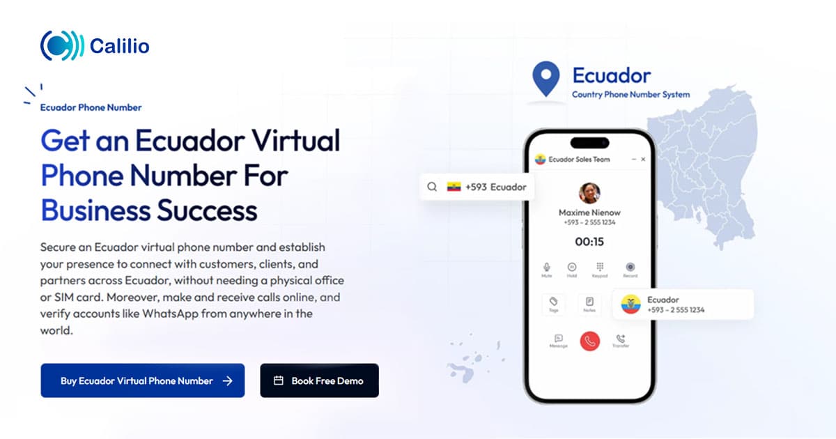 Get Ecuador Virtual Phone Numbers for Calls & WhatsApp