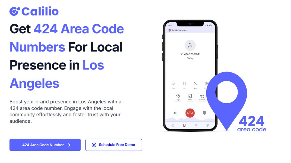 424 Area Code: Build Local Presence in Los Angeles, California