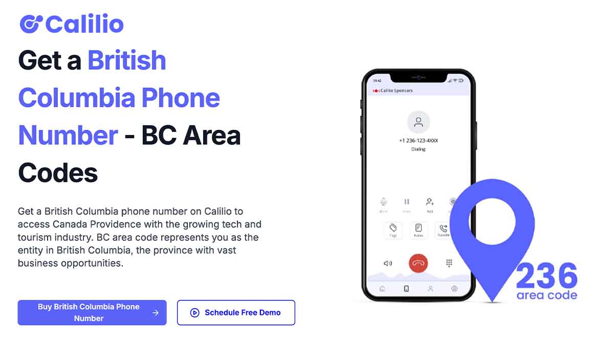 Get a British Columbia Phone Number I BC Area Codes