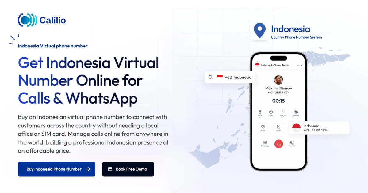 Get Indonesia Virtual Number Online for Calls & WhatsApp