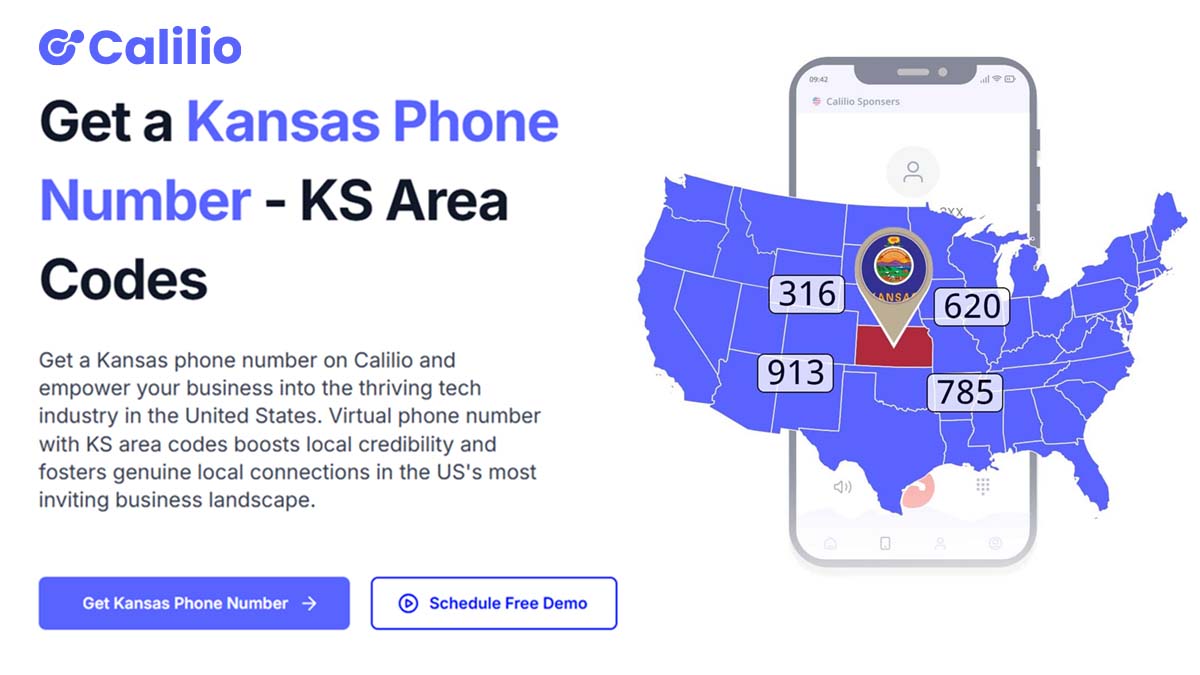 Get Kansas Phone Numbers - Local KS Area Codes 316, 620, 785, & 913