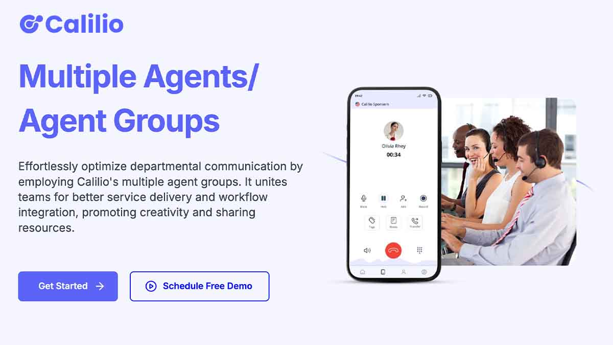 Multiple Agent: Distribute Incoming Calls to Group of Agents