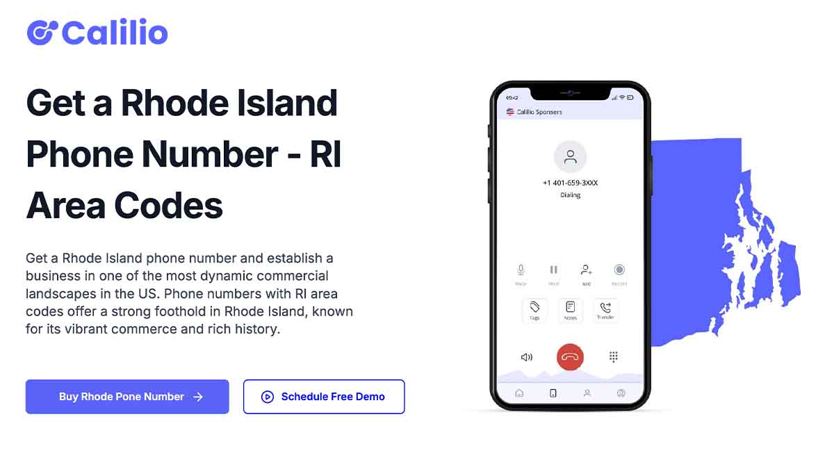 Get a Rhode Island Phone Number - Local 401 Area Code